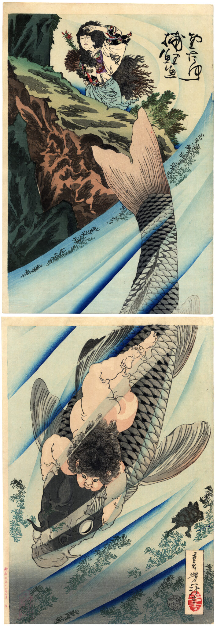 Kintaro and the Carp | Japan Print Gallery